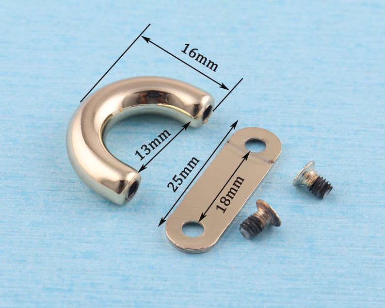 1/2“ Arch Bridge Buckle,gold/silver/rainbow 13mm Inner U Shape Arch ...