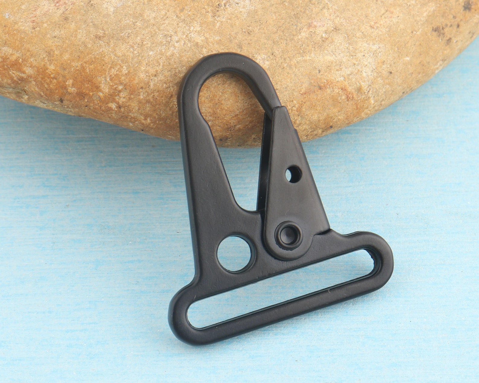 1.5'' Matte Black HK Clips Spring Hooks38mm Metal | Etsy