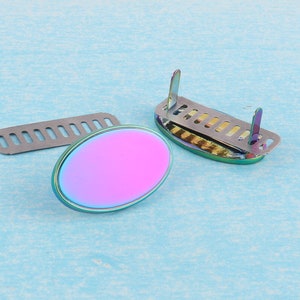 Custom Rainbow Purse Bag Labels,40x15mm Rectangle Tags With Feet ...