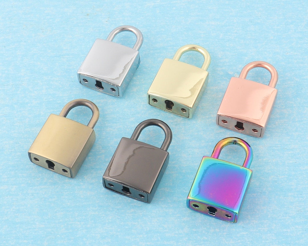 Custom Rectangular Padlock,21mm X35mm Personalized Laser Engraved Bag ...