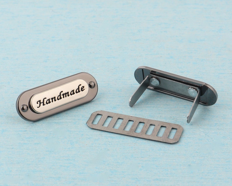 Metal Purse Bag Label,35x12 Mm Gold/rose Gold/silver Engraved Logo ...