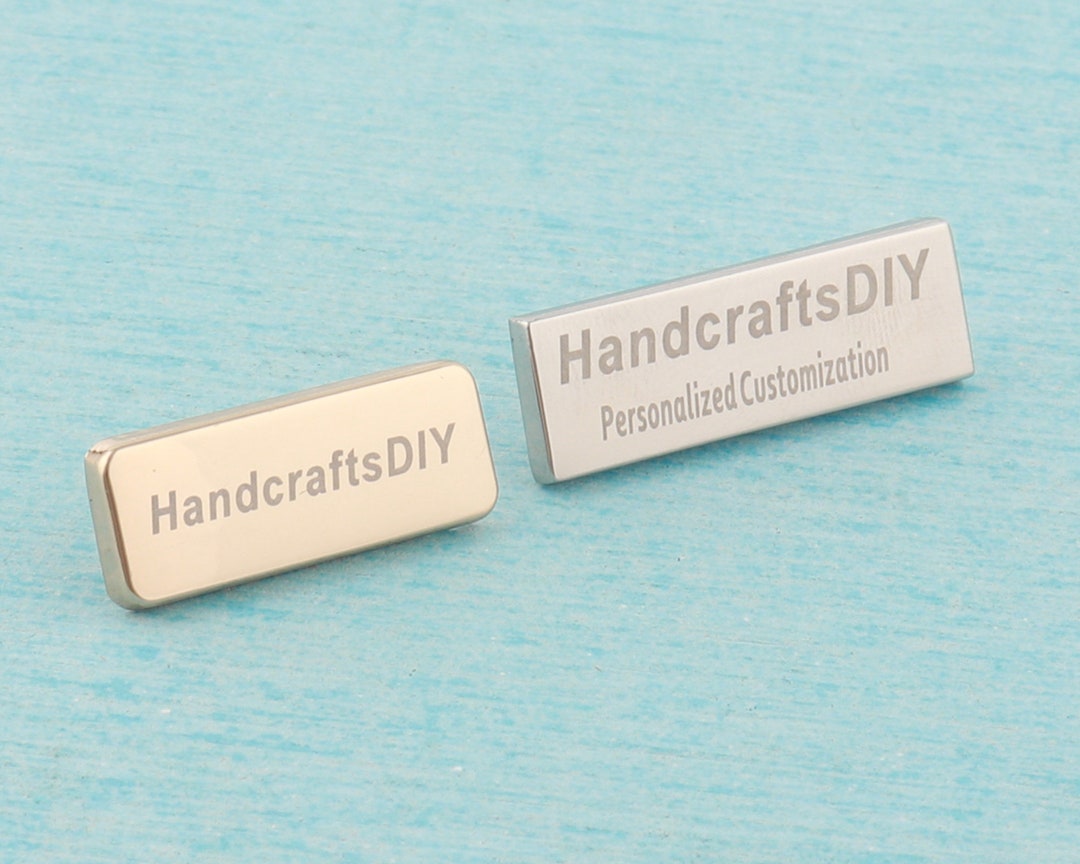 Custom Purse Bag Labels,10*30mm Personalized Laser Engrave Logo Handbag ...