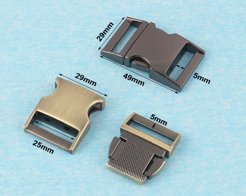 1" Side Release Buckle,25mm Inner Personalized Metal Pet Collar Buckle ...