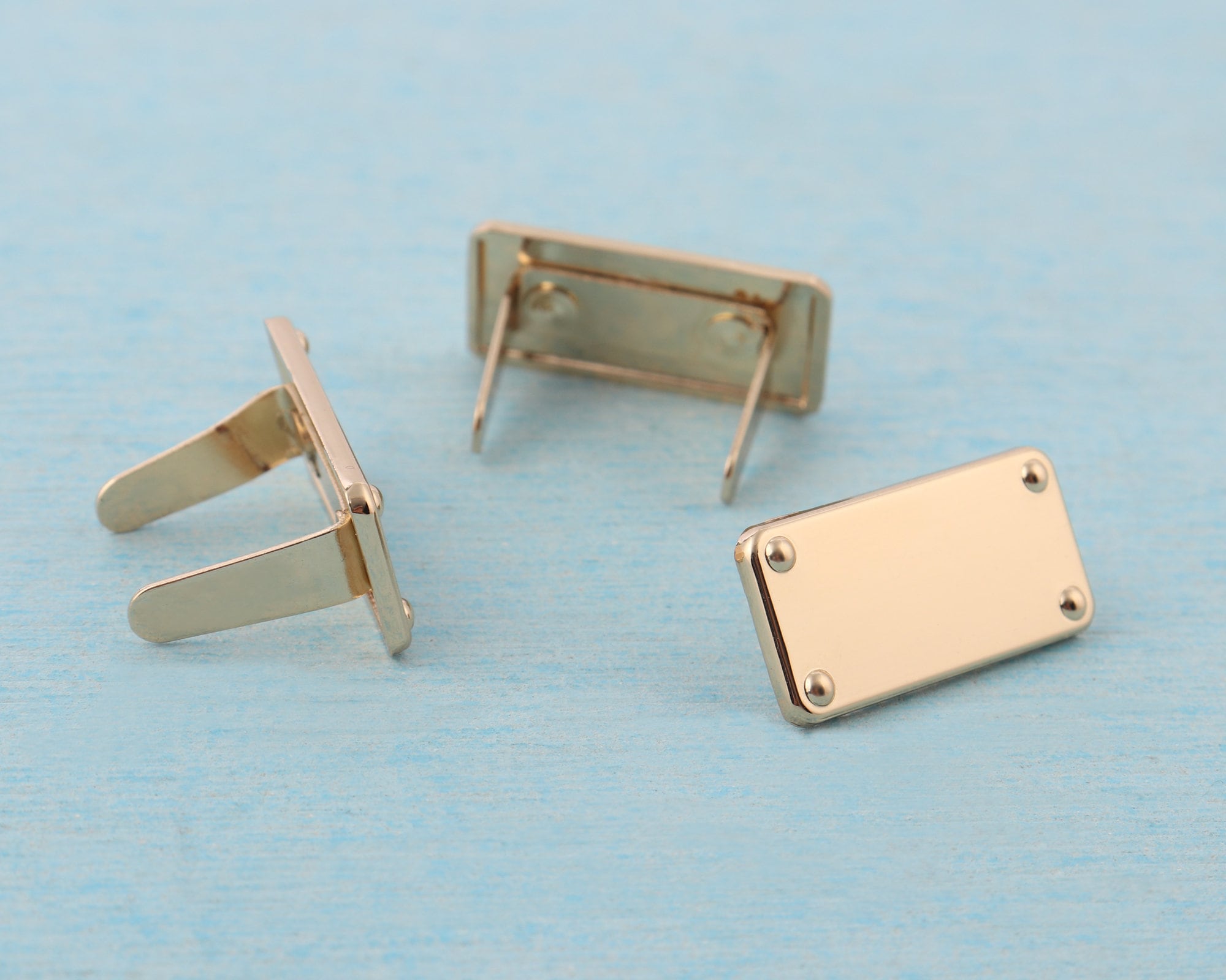 Custom 1'' Gold Metal Labels With Prongs 25mm - Etsy