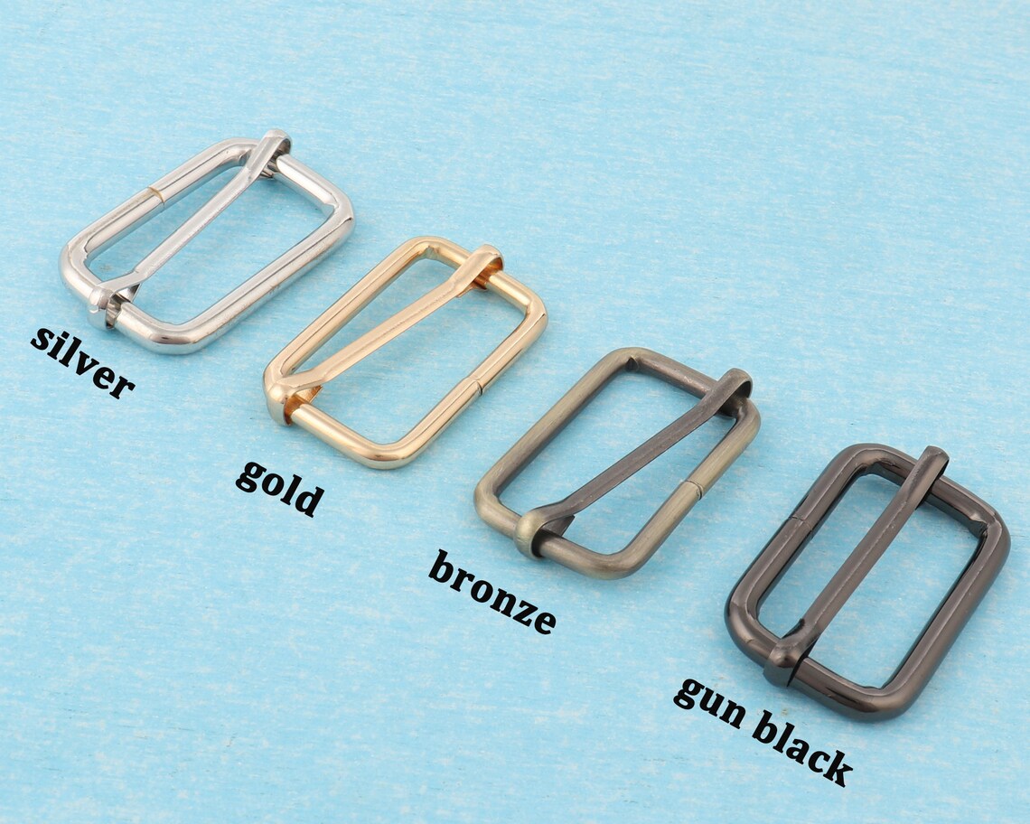 4-10 Pcs Webbing Adjuster Buckle for Strap,1.5" (38mm) Metal Tri Glide ...