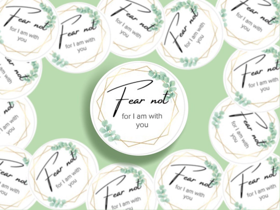 Fear Not Sticker - Etsy