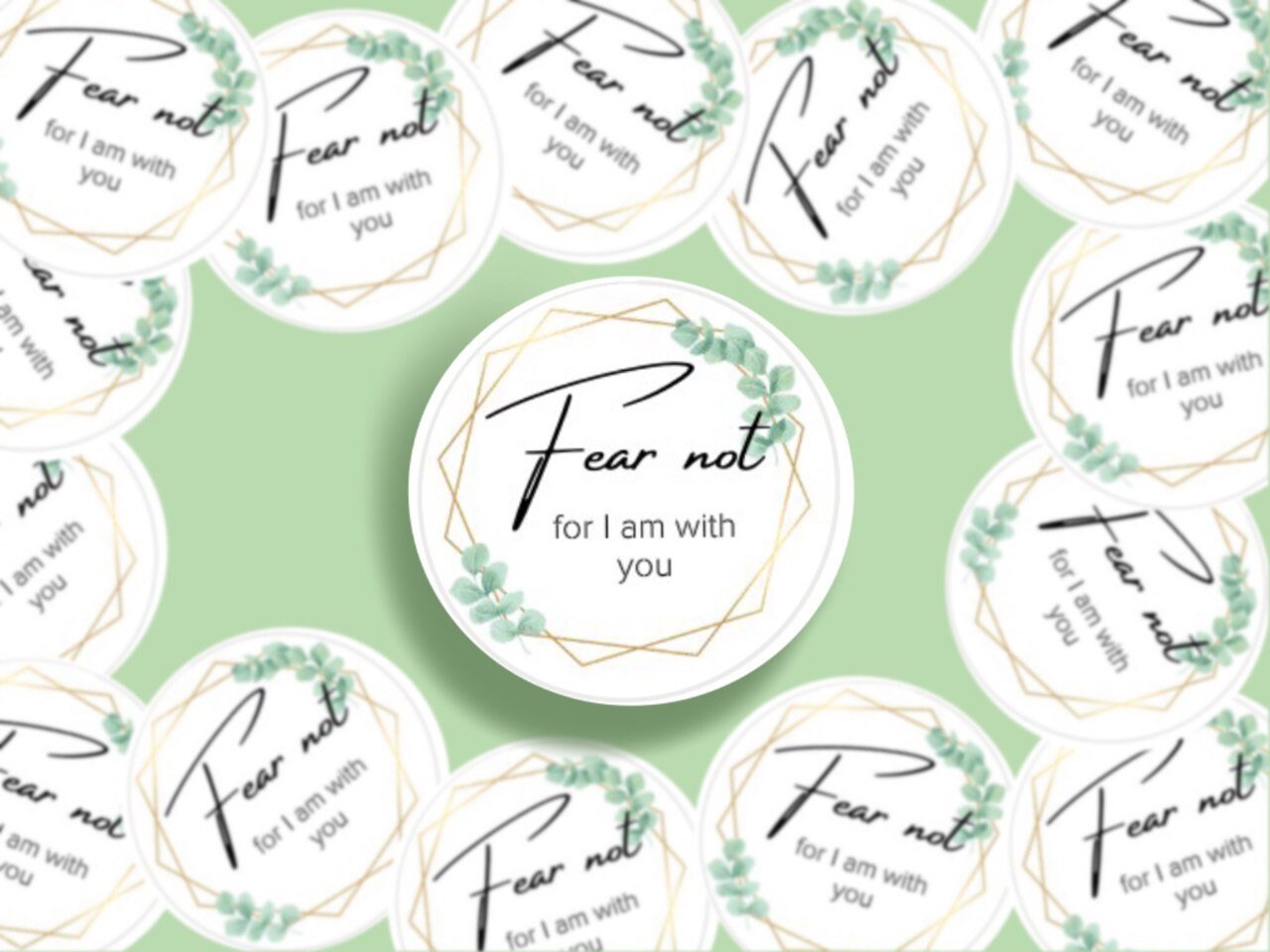 Fear Not Sticker - Etsy