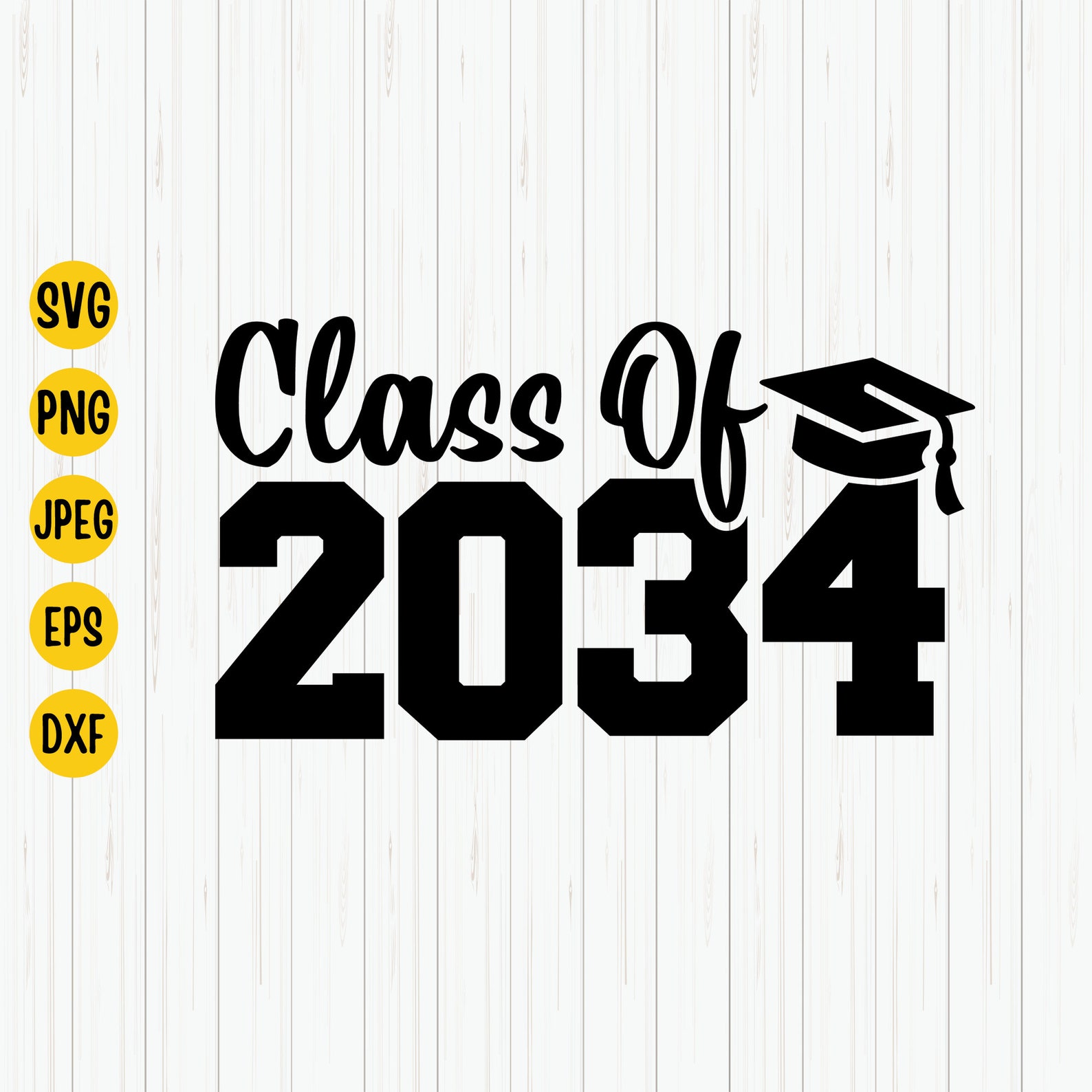 Class of 2034 Svg Graduation 2034 Svg Pre-k Graduate - Etsy