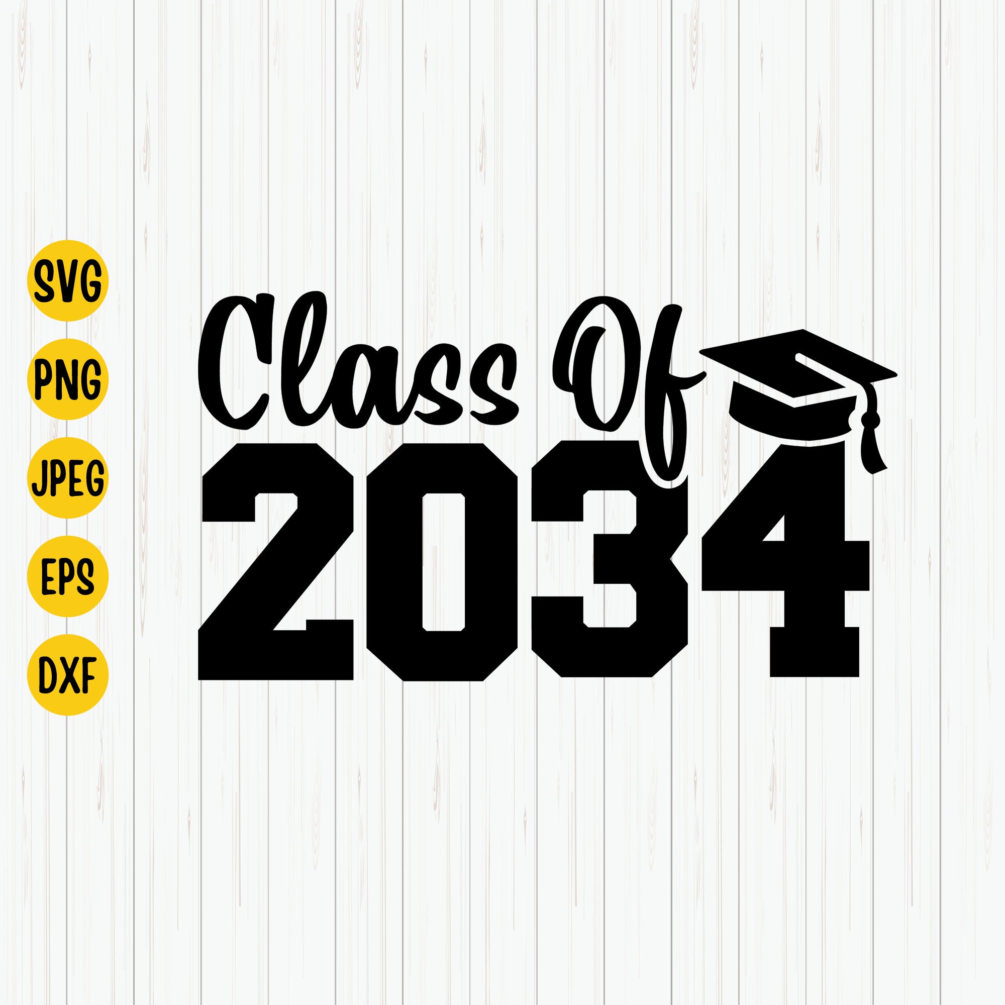 Class of 2034 Svg Graduation 2034 Svg Pre-k Graduate - Etsy