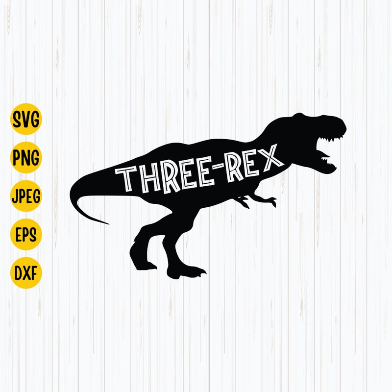 Three Rex Svg - Etsy