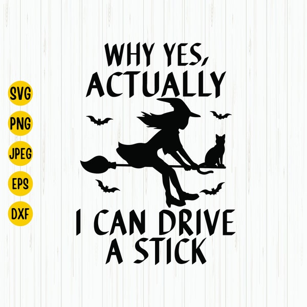 Why Yes Actually I Can Drive Stick Svg - Etsy Ireland