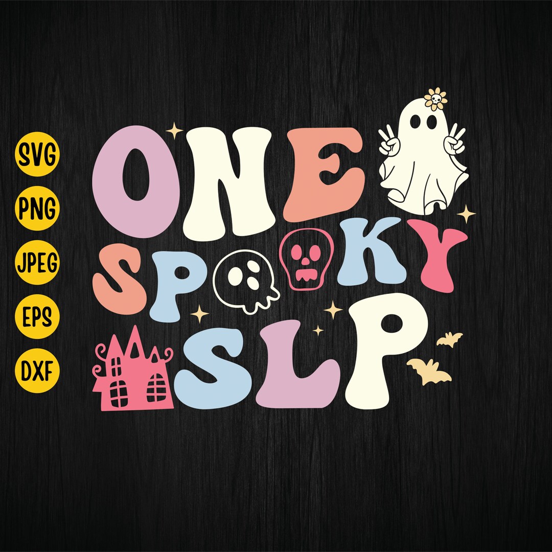 Spooky SLP Halloween SVG: Speech Language Pathologist Cricut File - Etsy