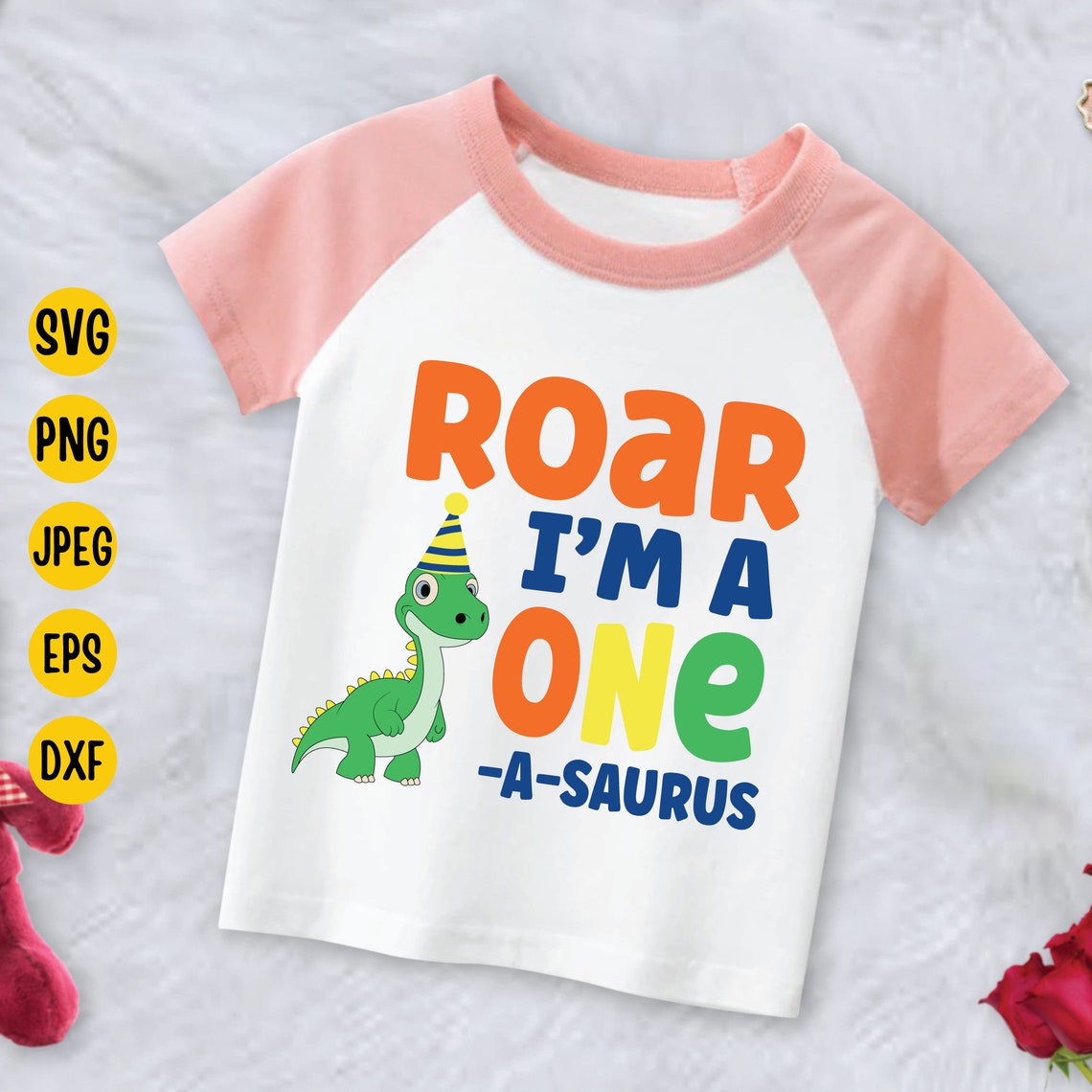 One-a-saurus Svg Dinosaur First Birthday Svg Dino 1st Svg - Etsy