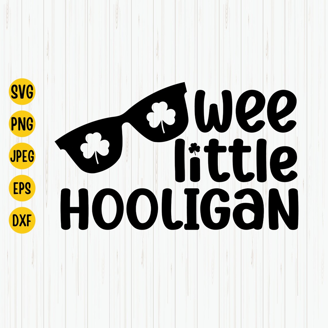 Wee Little Hooligan Svg Boy St Patricks Svg Shamrock Svg St - Etsy