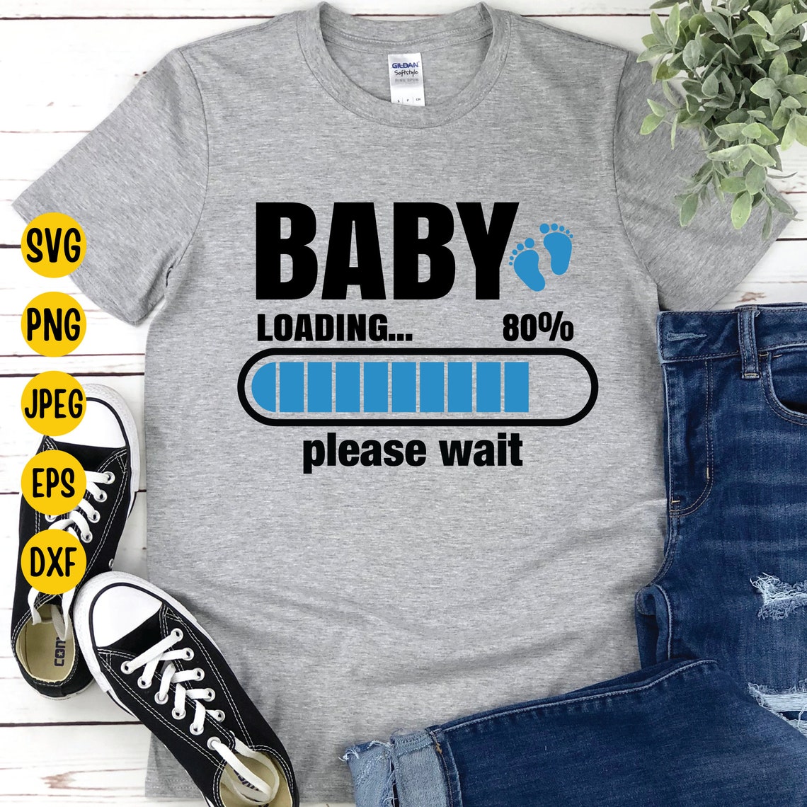 Baby Loading Svg Baby Svg Baby Announcement Svg Pregnancy - Etsy