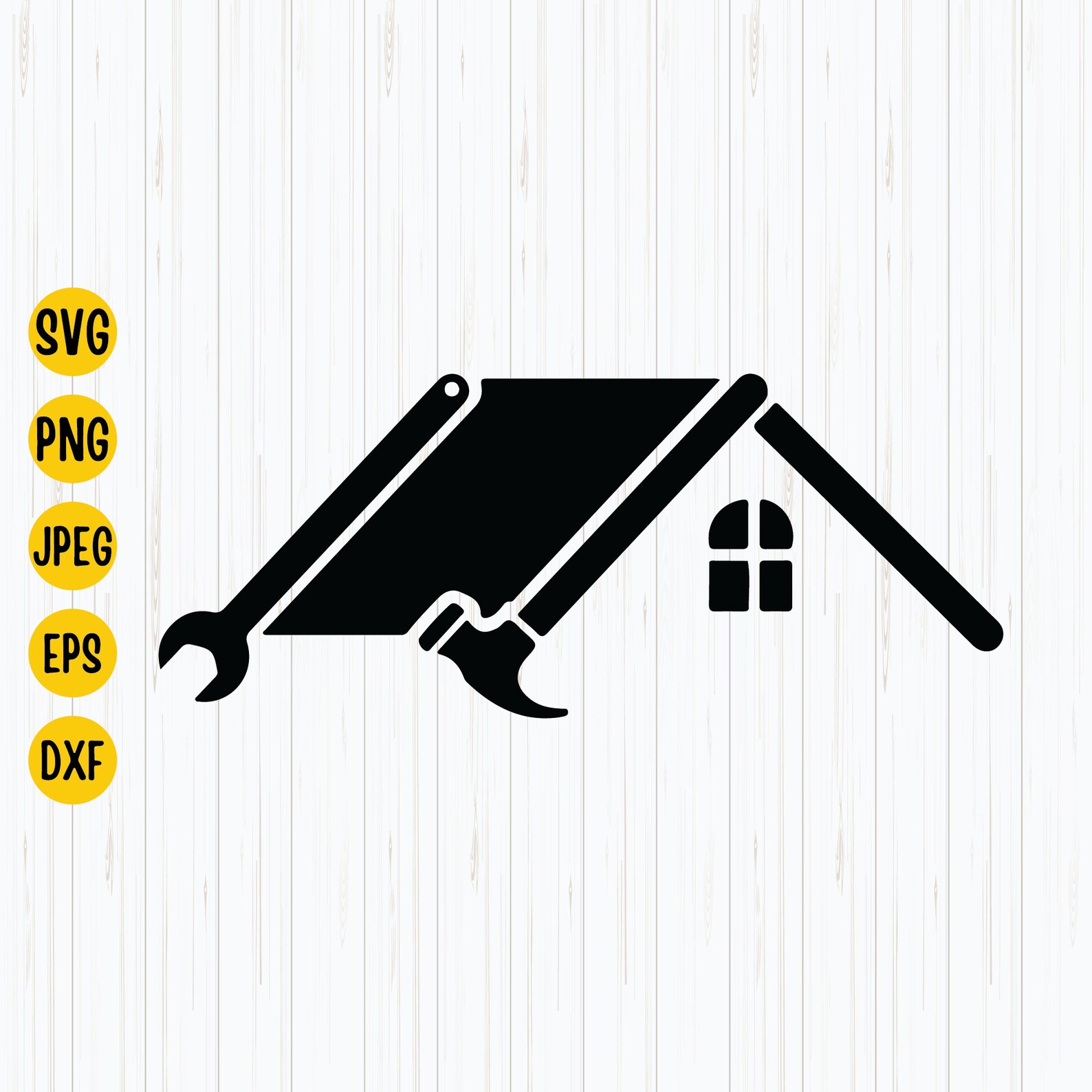 Roofer Logo Svg Png Jpg Construction Company Roof Hammers - Etsy