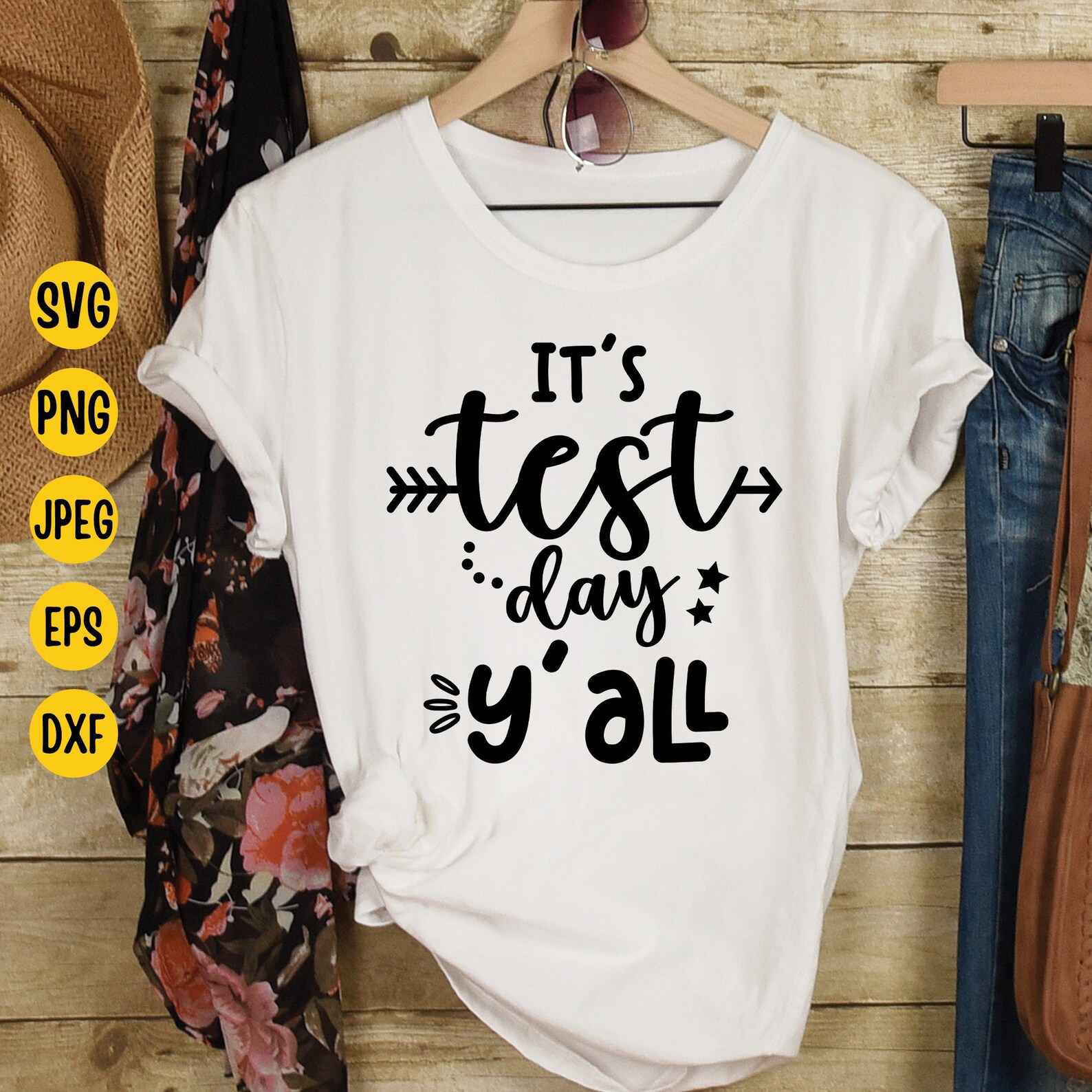 It's Test Day Y'all Svg Teacher Svg Test Day Svg - Etsy