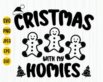 Homies Merry Christmas Svg - Etsy