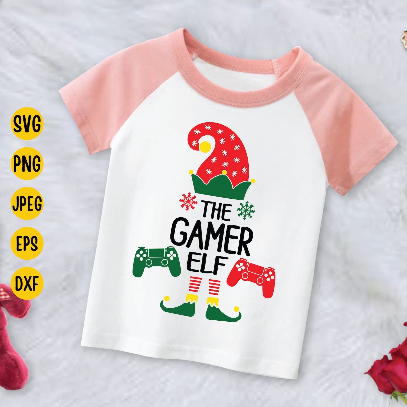Gamer Elf Svg Gamer Elf Family Christmas Svg Christmas Eve - Etsy