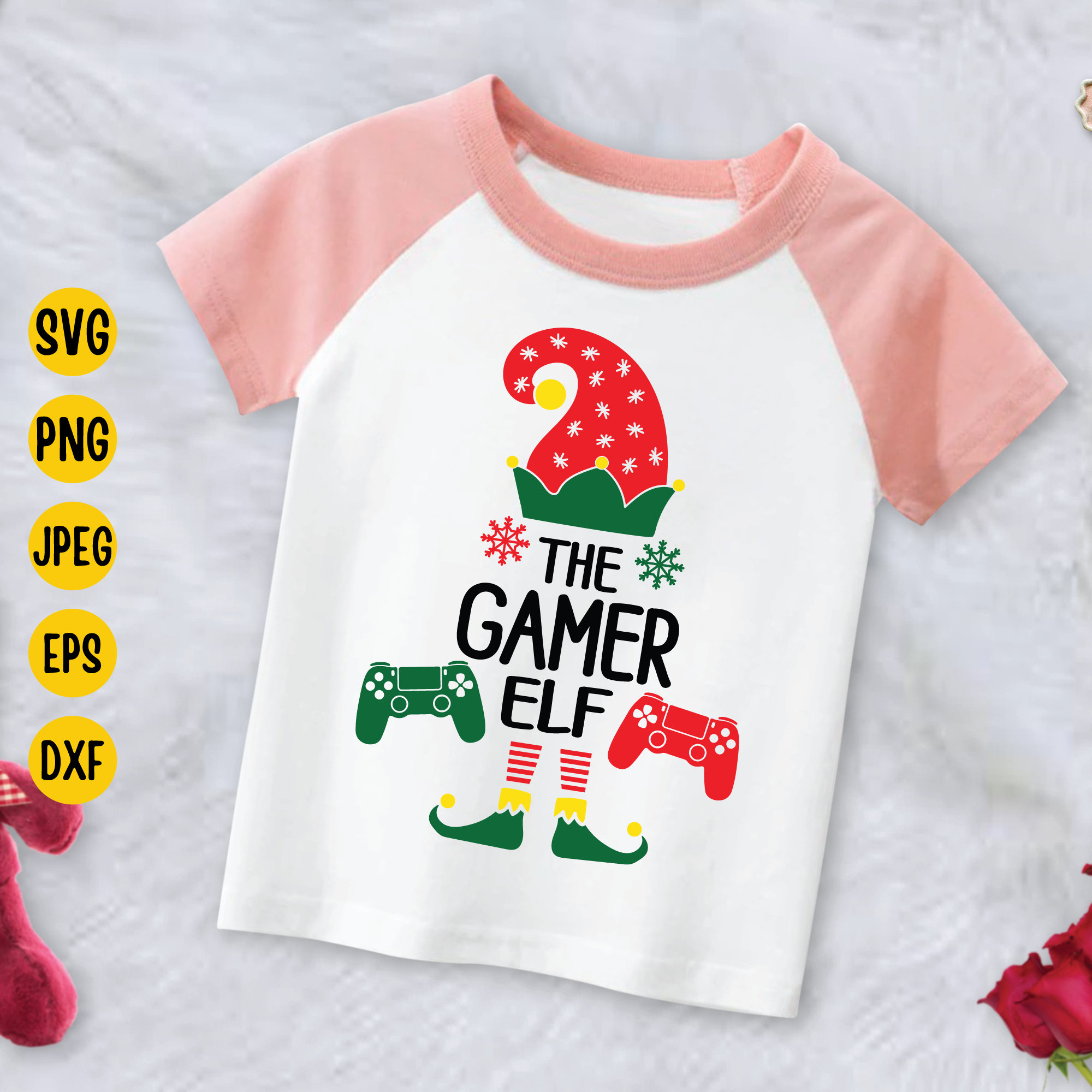 Gamer Elf Svg Gamer Elf Family Christmas Svg Christmas Eve - Etsy