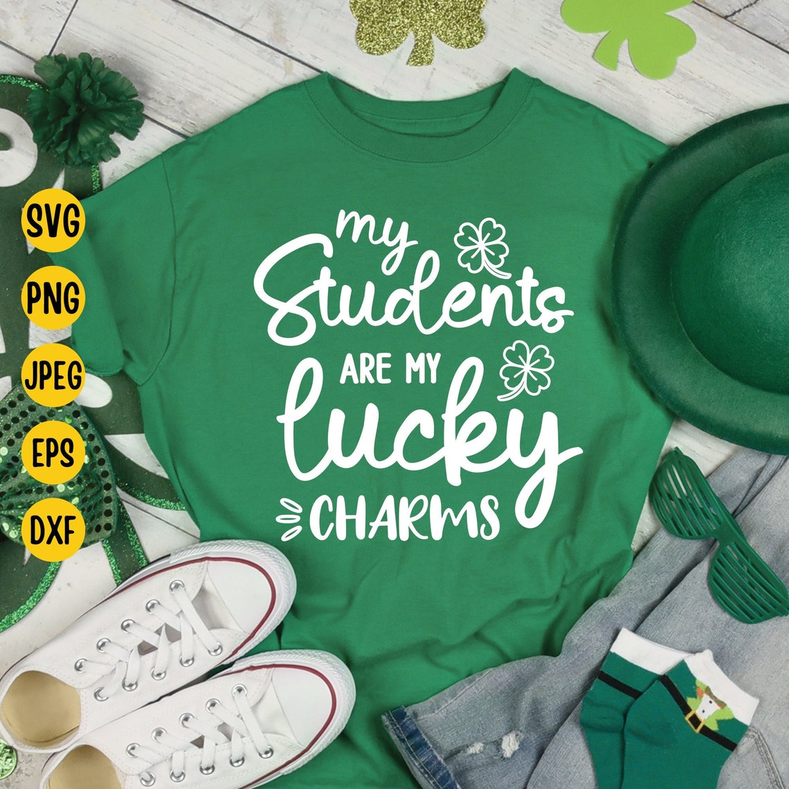 My Students Are My Lucky Charms Svg Teacher St Patricks Day | Etsy