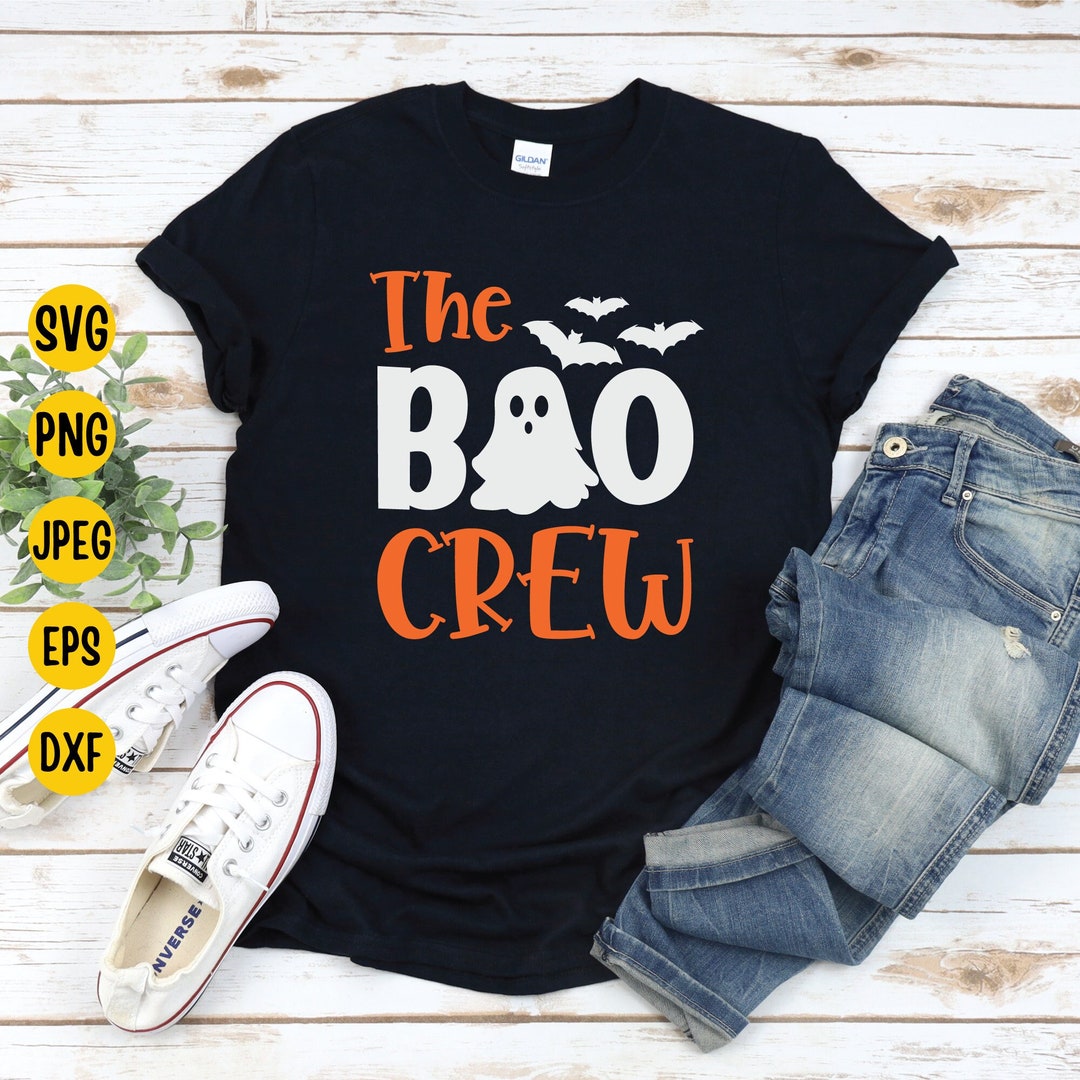 The Boo Crew Svg, Boo Svg, Ghost Svg, Halloween Svg, Spooky, Halloween ...