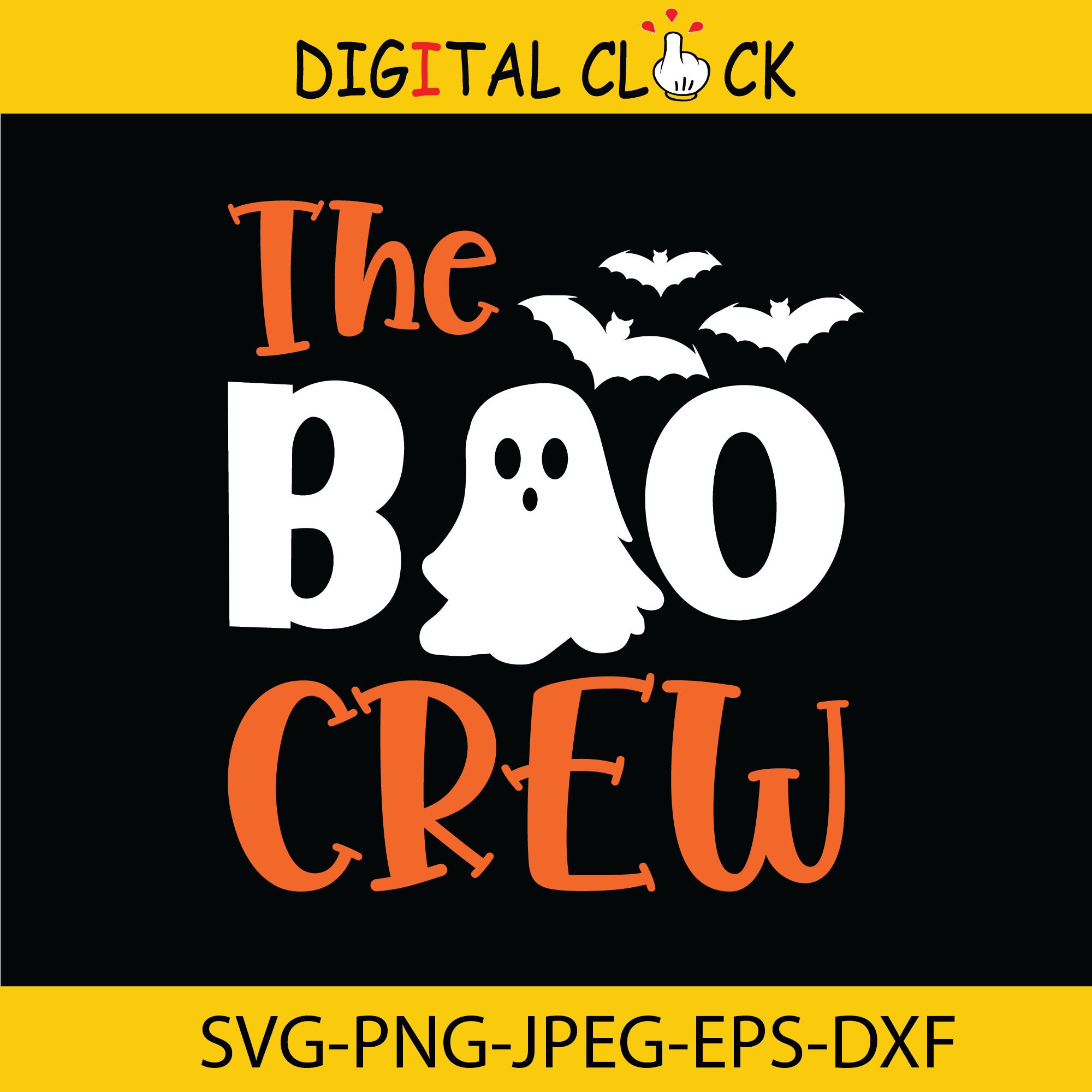The Boo Crew Svg Boo Svg Ghost Svg Halloween Svg Spooky | Etsy
