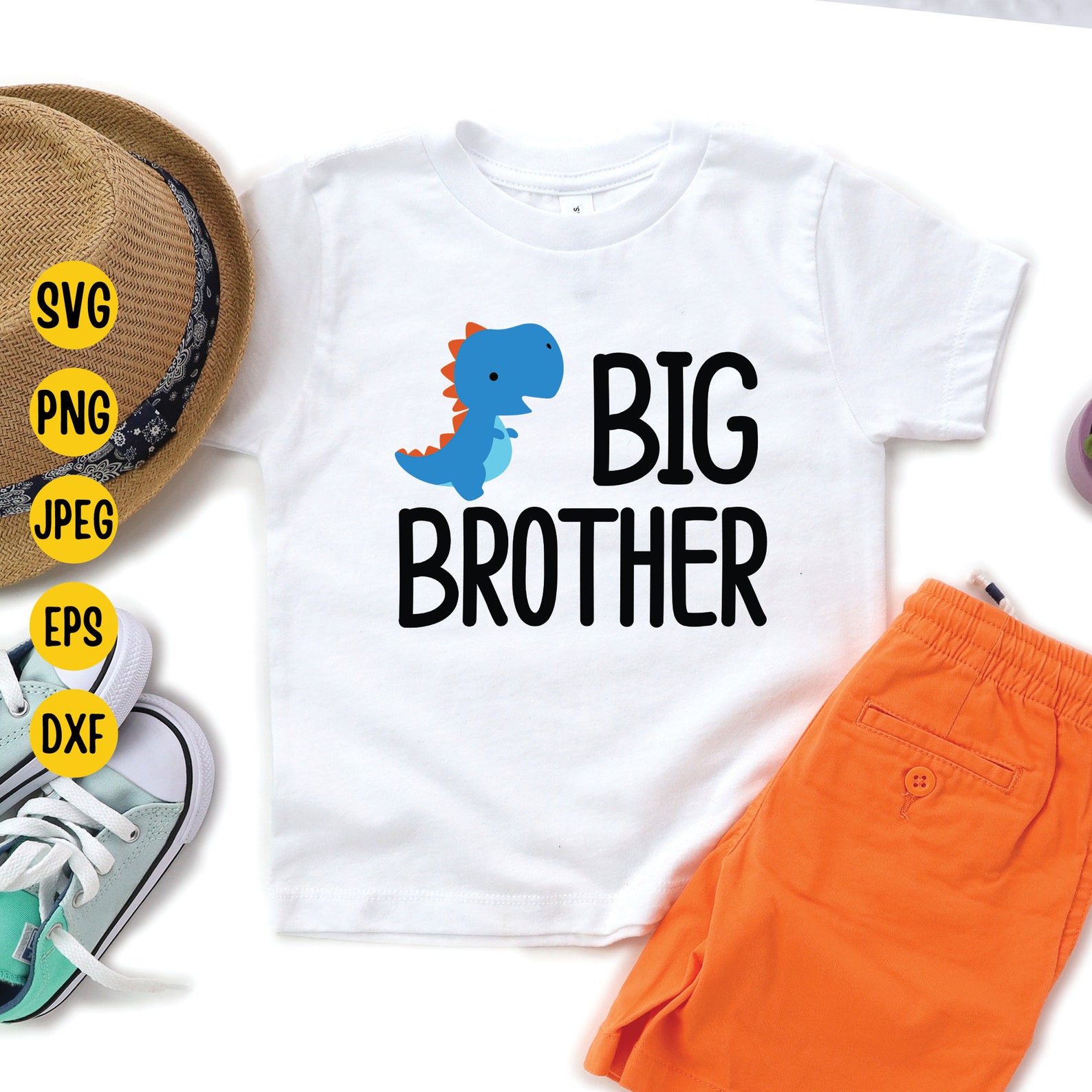 Big Brother Svg Big Brother Saurus Svg T-rex Big Brother - Etsy