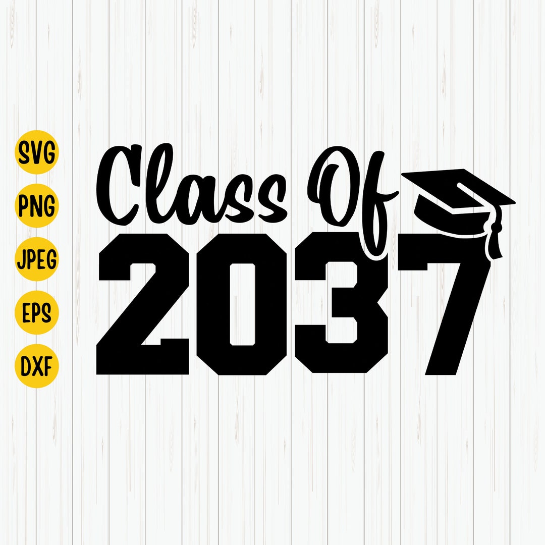 Class of 2037 Svg, Graduation 2037 Svg, Pre-k Graduate, Preschool ...