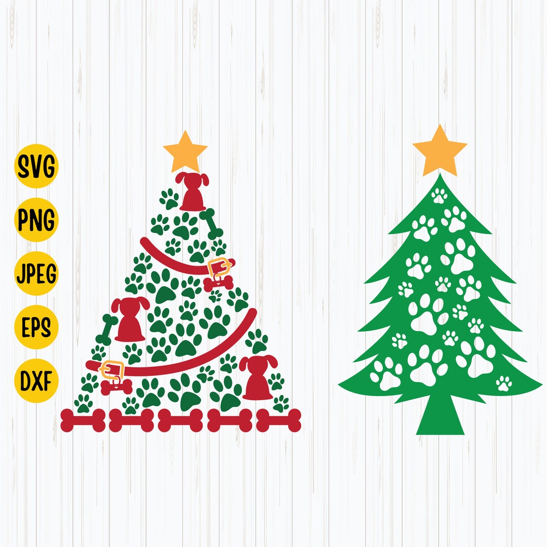 Paw Print Christmas Tree Svg Bundle Christmas Paw Svg Dog Etsy Paw Print Christmas Tree Svg Bundle Christmas Paw Svg Dog Etsy