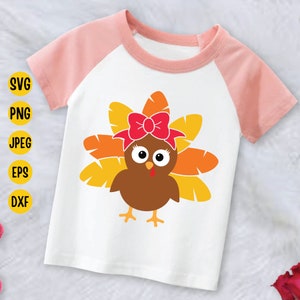 Thanksgiving Turkey Svg, Fall Svg, Turkey Clipart, Kid Turkey Cut File ...