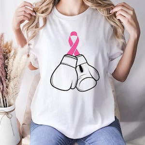 Breast Cancer Awareness Boxing Gloves SVG: Pink Ribbon Cut File ...