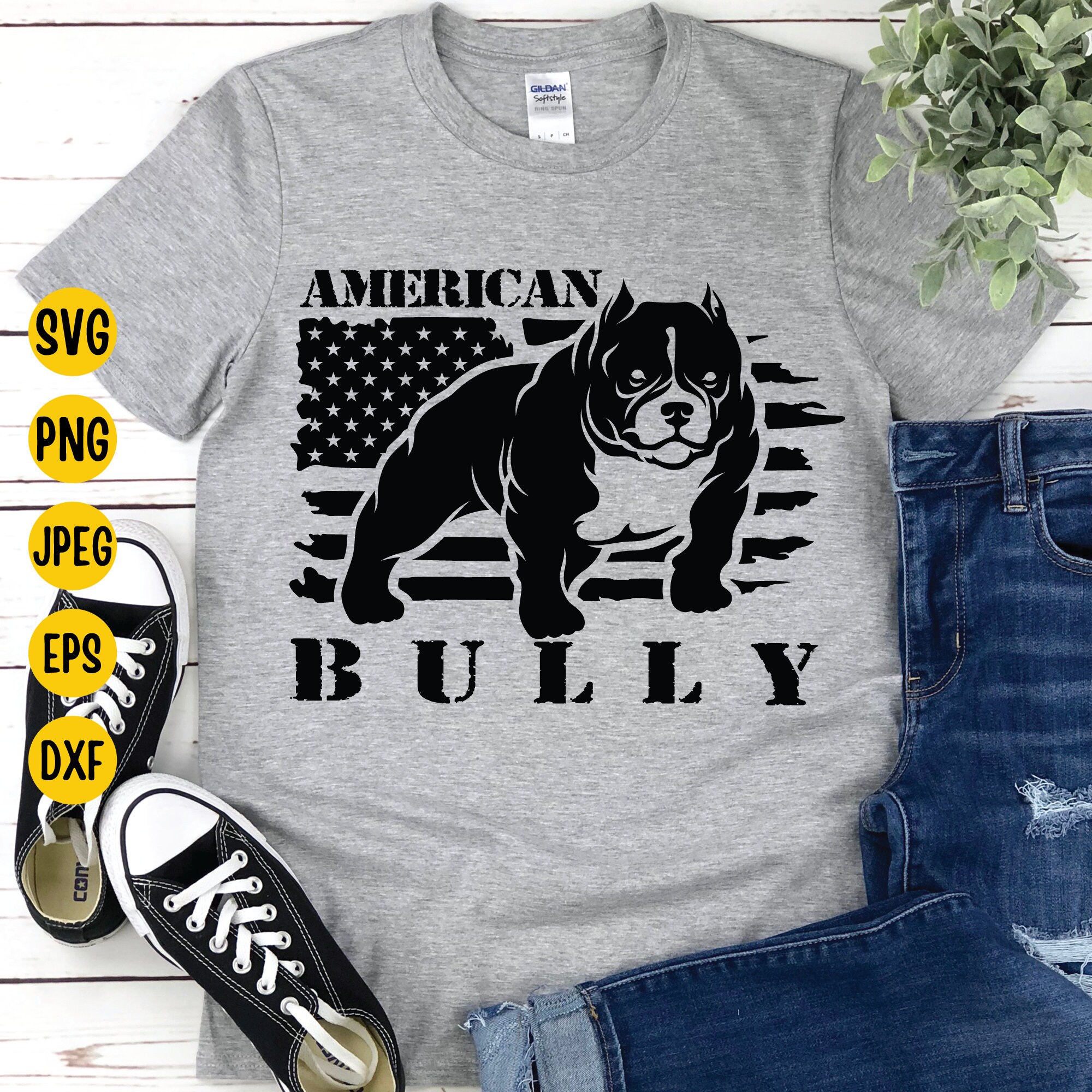American Flag Bully Svg American Bully Svg Pitbull Svg - Etsy Singapore