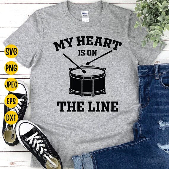 Silueta De La Línea De Tambores