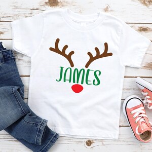 Christmas Reindeer Monogram Svg, Reindeer Frame, Split Name Frames Svg ...