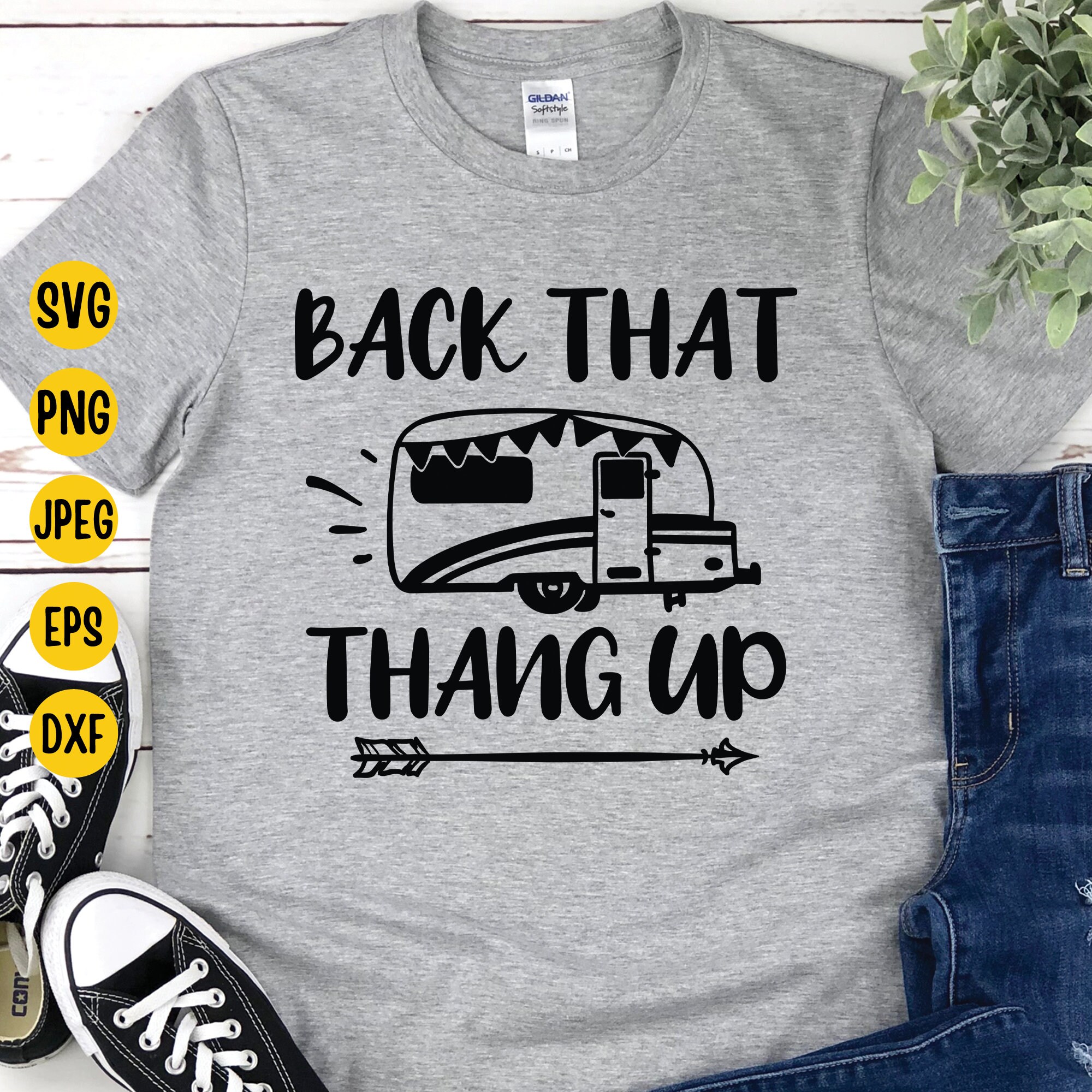 Back That Thang up Camping SVG: Campfire Nature Cut Files (digital ...