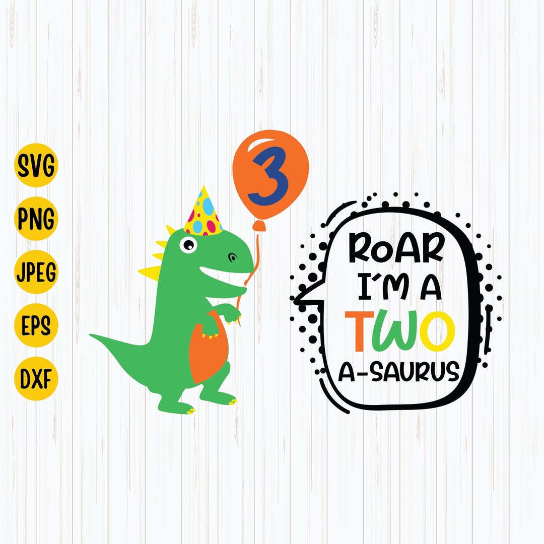 Three Rex Svg, Three-a-saurus Svg, Dinosaur Three Birthday, 3 Birthday ...