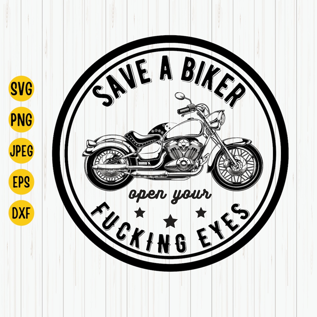 Save A Biker SVG: Motorcycle Skull Decal (digital Download) - Etsy