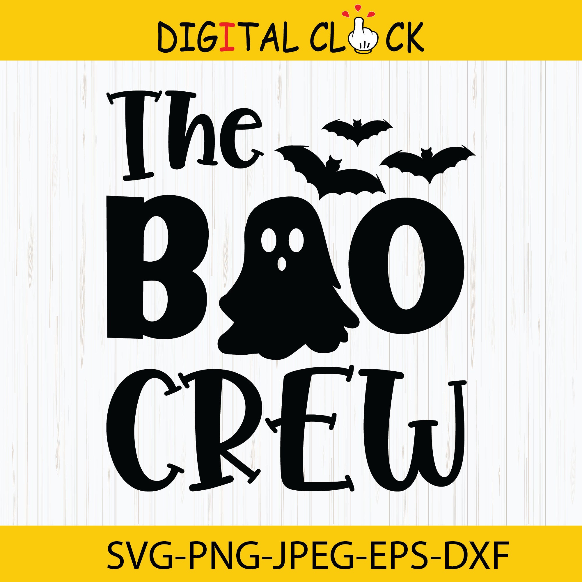 The Boo Crew Svg Boo Svg Ghost Svg Halloween Svg Spooky | Etsy
