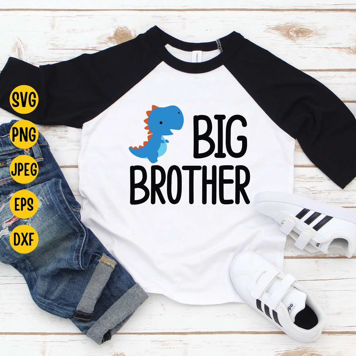 Big Brother Svg Big Brother Saurus Svg T-rex Big Brother - Etsy