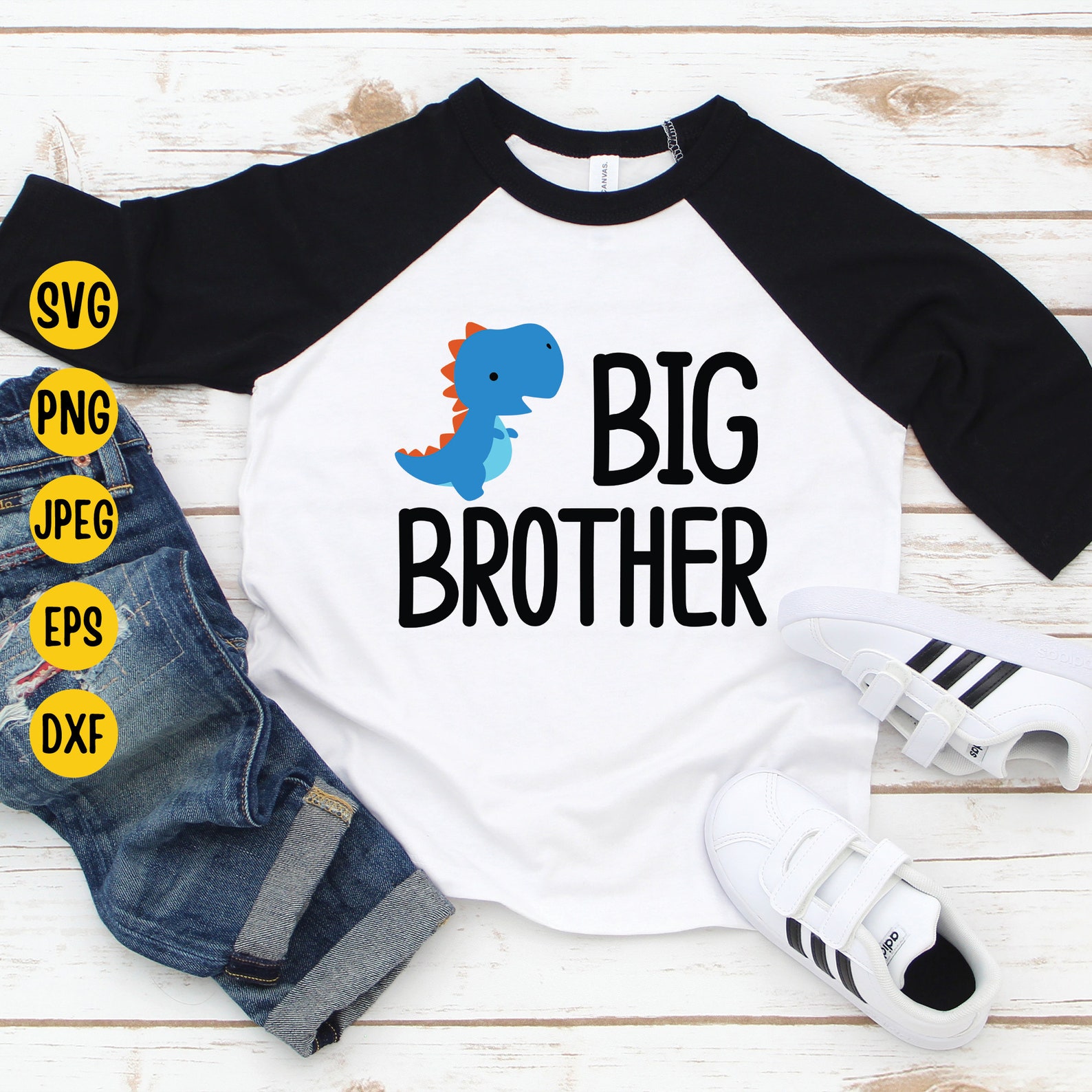 Big Brother Svg Big Brother Saurus Svg T-rex Big Brother - Etsy