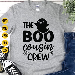 The Boo Cousin Crew Svg, Halloween Cousin Crew Svg, Happy Halloween Svg ...