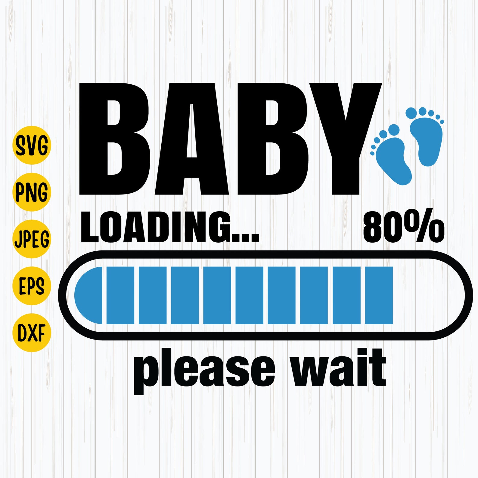 Baby Loading Svg, Baby Svg, Baby Announcement Svg, Pregnancy Svg ...