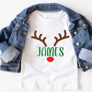 Christmas Reindeer Monogram Svg, Reindeer Frame, Split Name Frames Svg ...