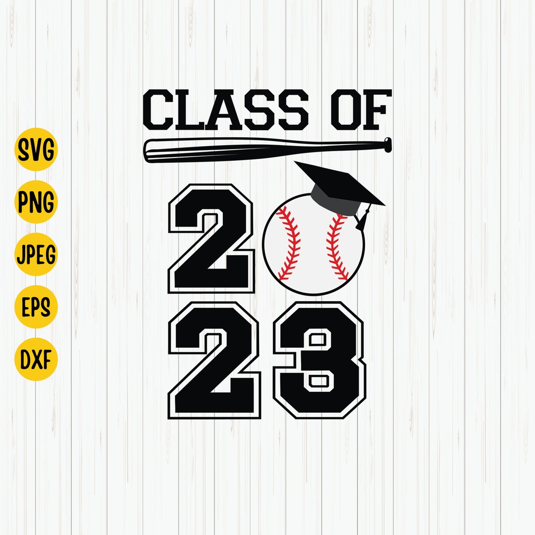 Class of 2023 Senior Baseball Graduation Svg, 2023 Graduation Svg ...