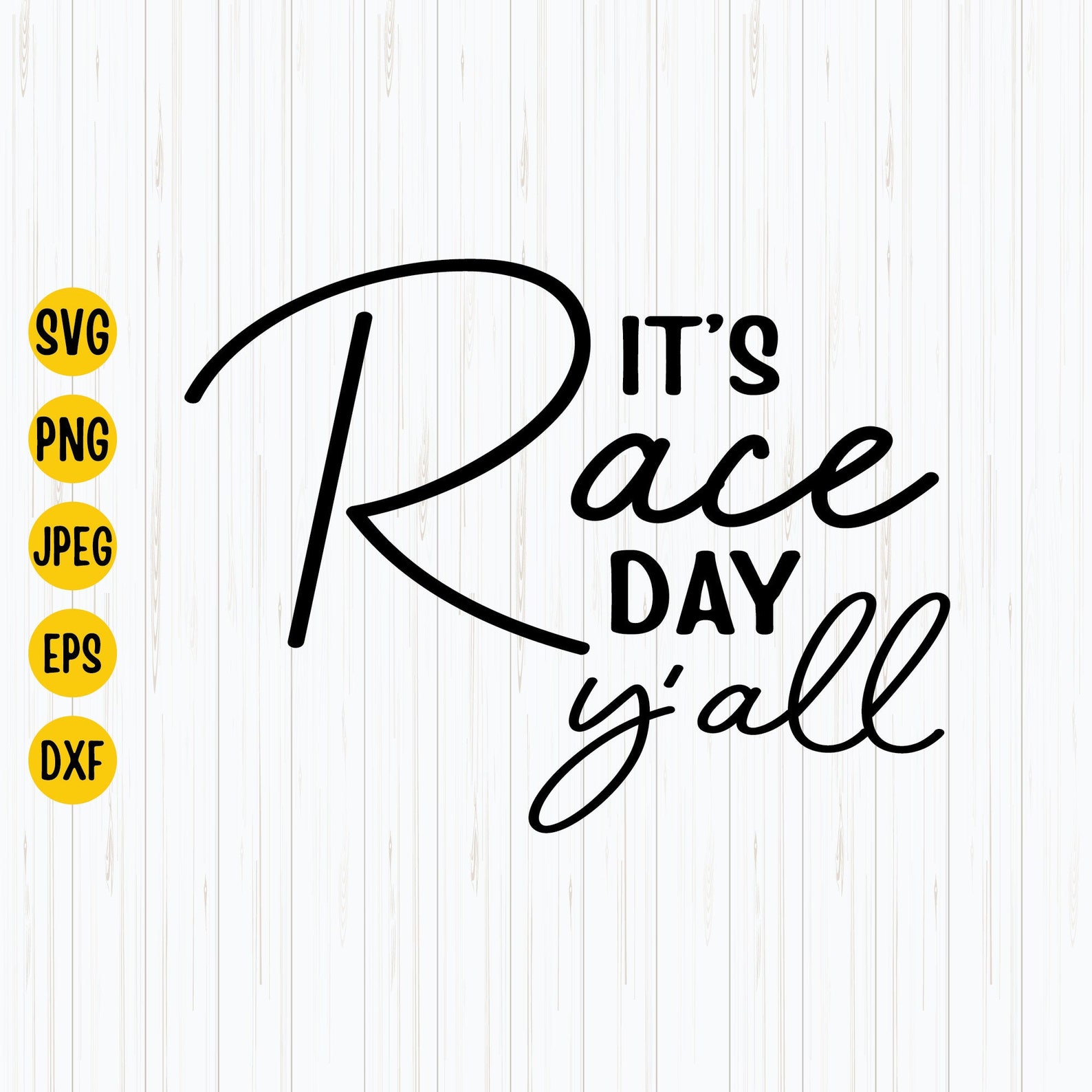 It's Race Day Y'all Svg Racing Svg Racing Life Race - Etsy UK