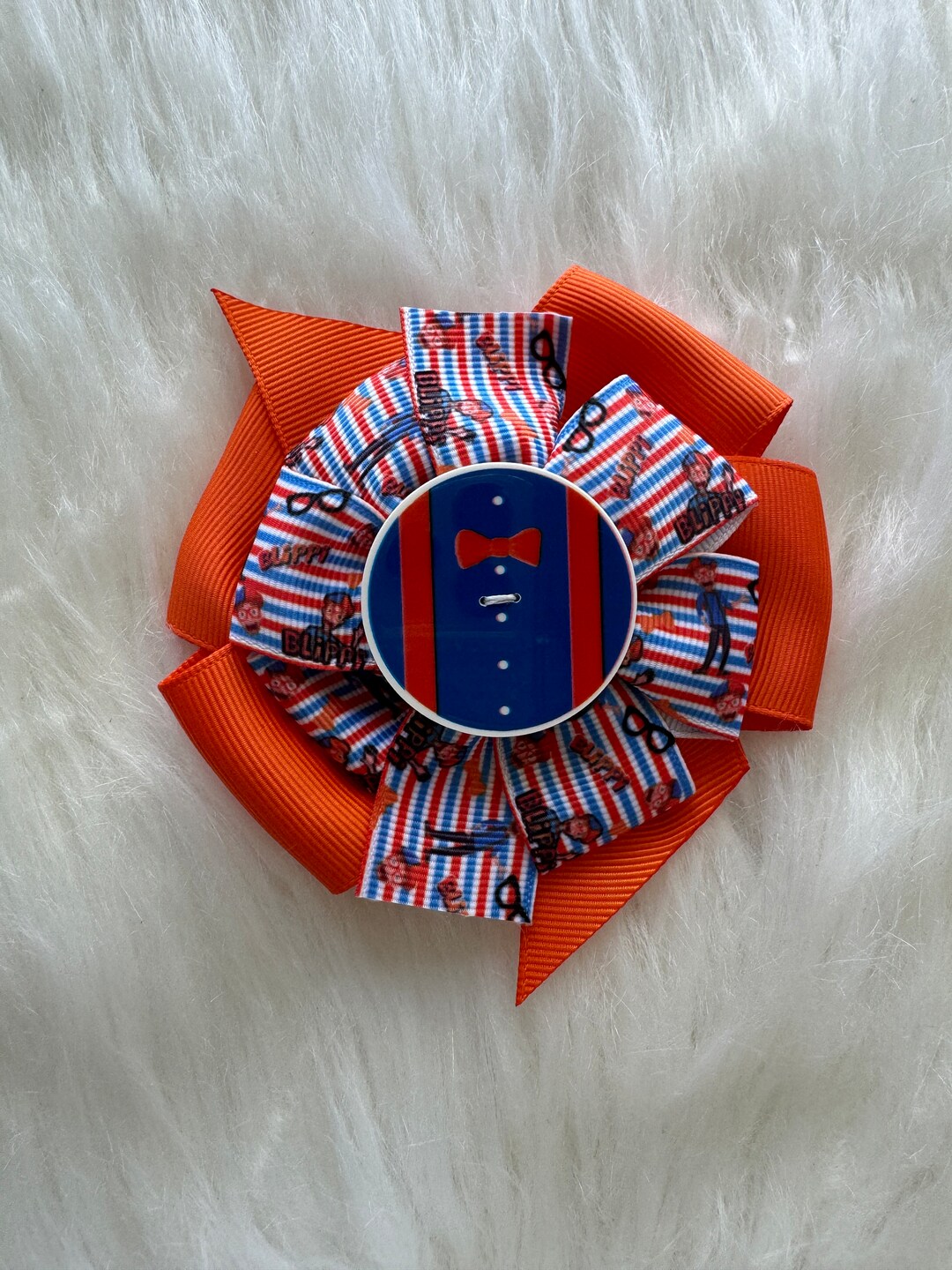 Character Inspired Pinwheel Bow - Etsy