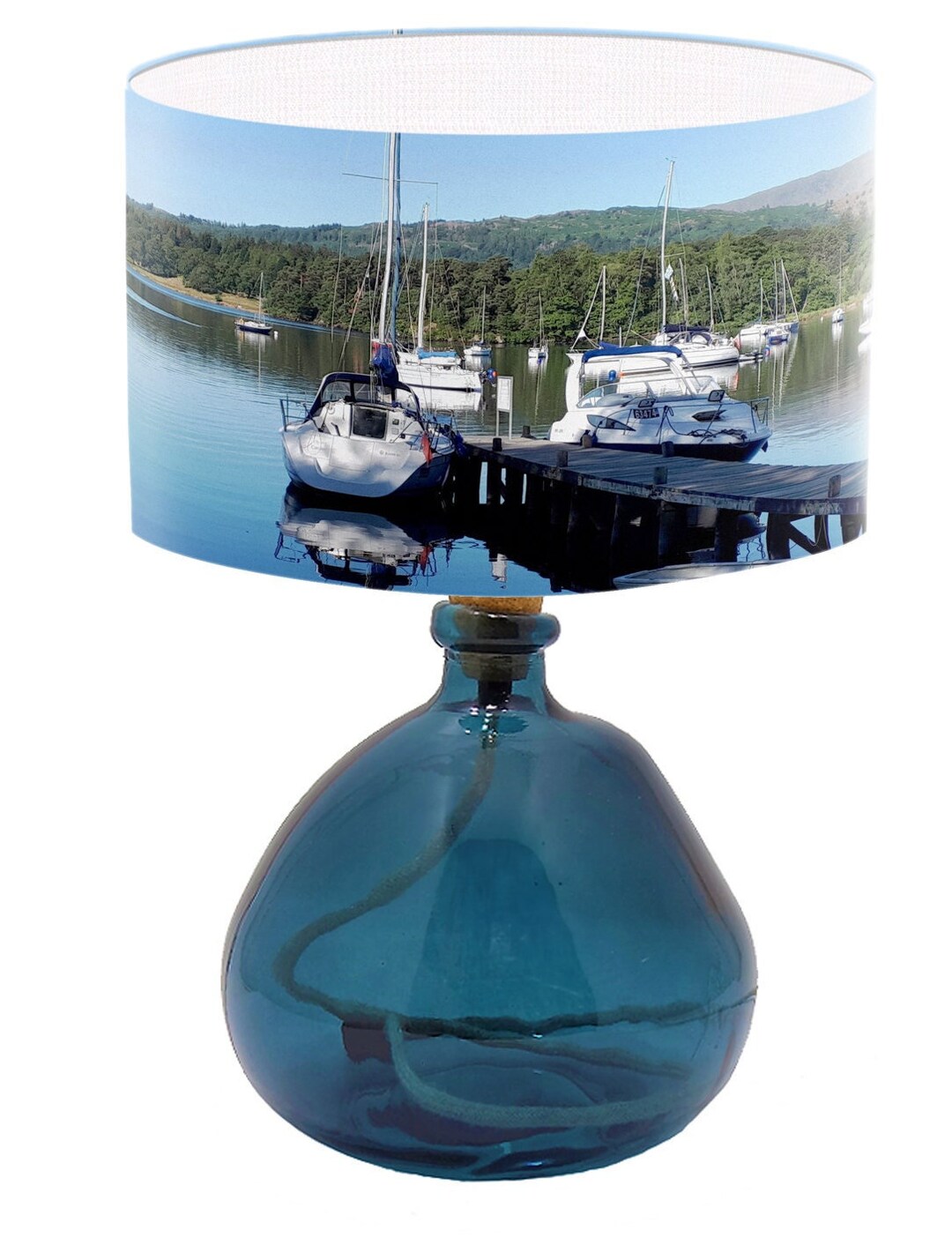 Photographic Lampshade, Waterhead, Ambleside, Lake District, Lamp Shade ...