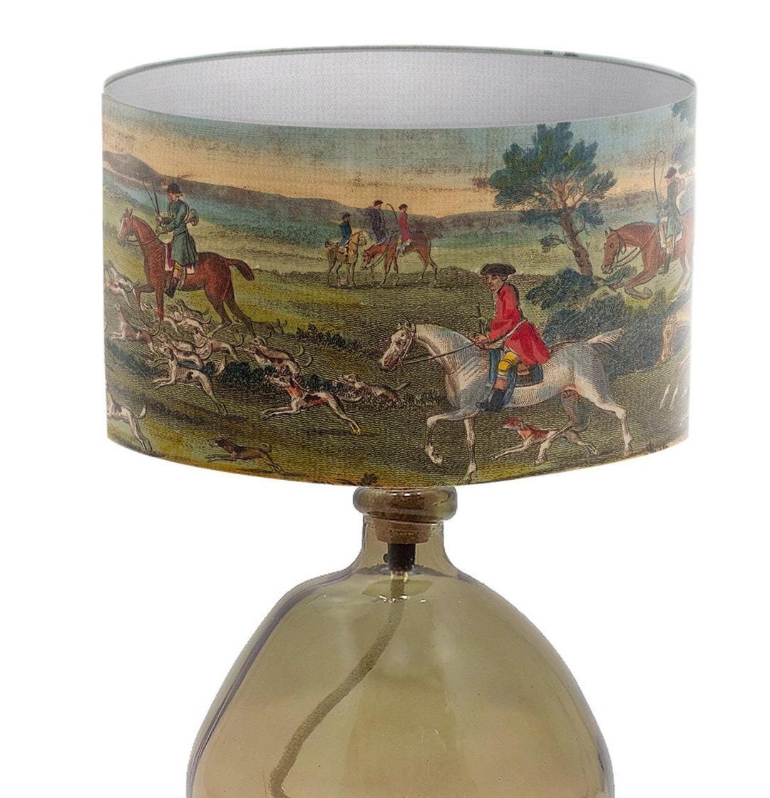 Handmade Hunting Scene Lampshade: Classic Fine Art Gallery Print ...