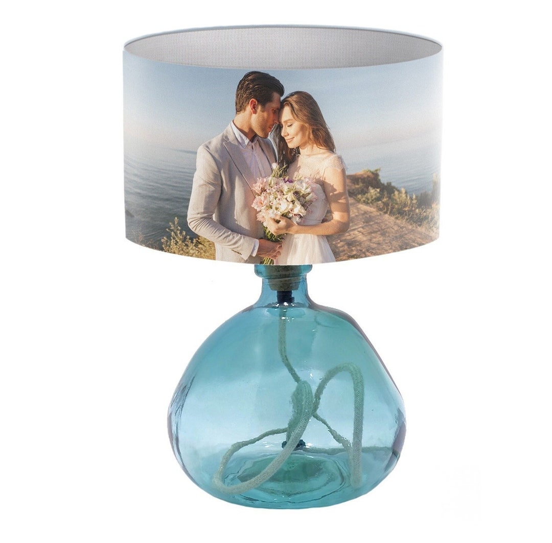 Personalized Photo Lampshade: Custom Portrait Gift - Etsy